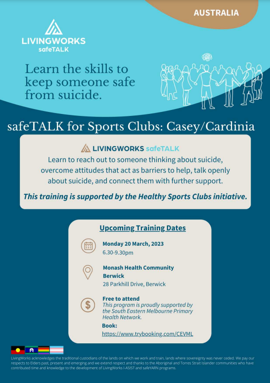 Cardinia Shire Sporting Club Portal | Creating Cardinia